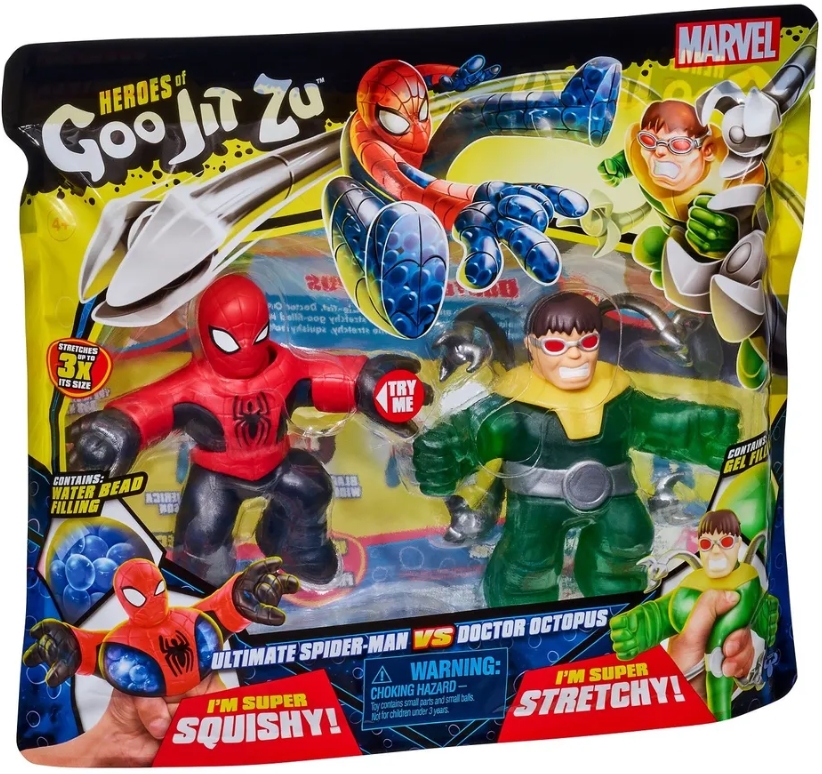 Набор фигурок-тянучек GooJitZu: Marvel Ultimate – Spider-Man Vs Doctor ...