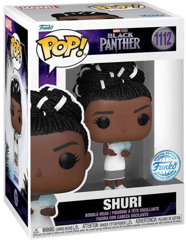 Фигурка Funko POP Marvel: Black Panther Legacy – Shuri Exclusive Bobble ...