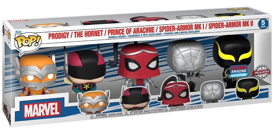 Фигурка Funko POP Marvel: Spider-Man – Prodigy / The Hornet / Prince Of ...