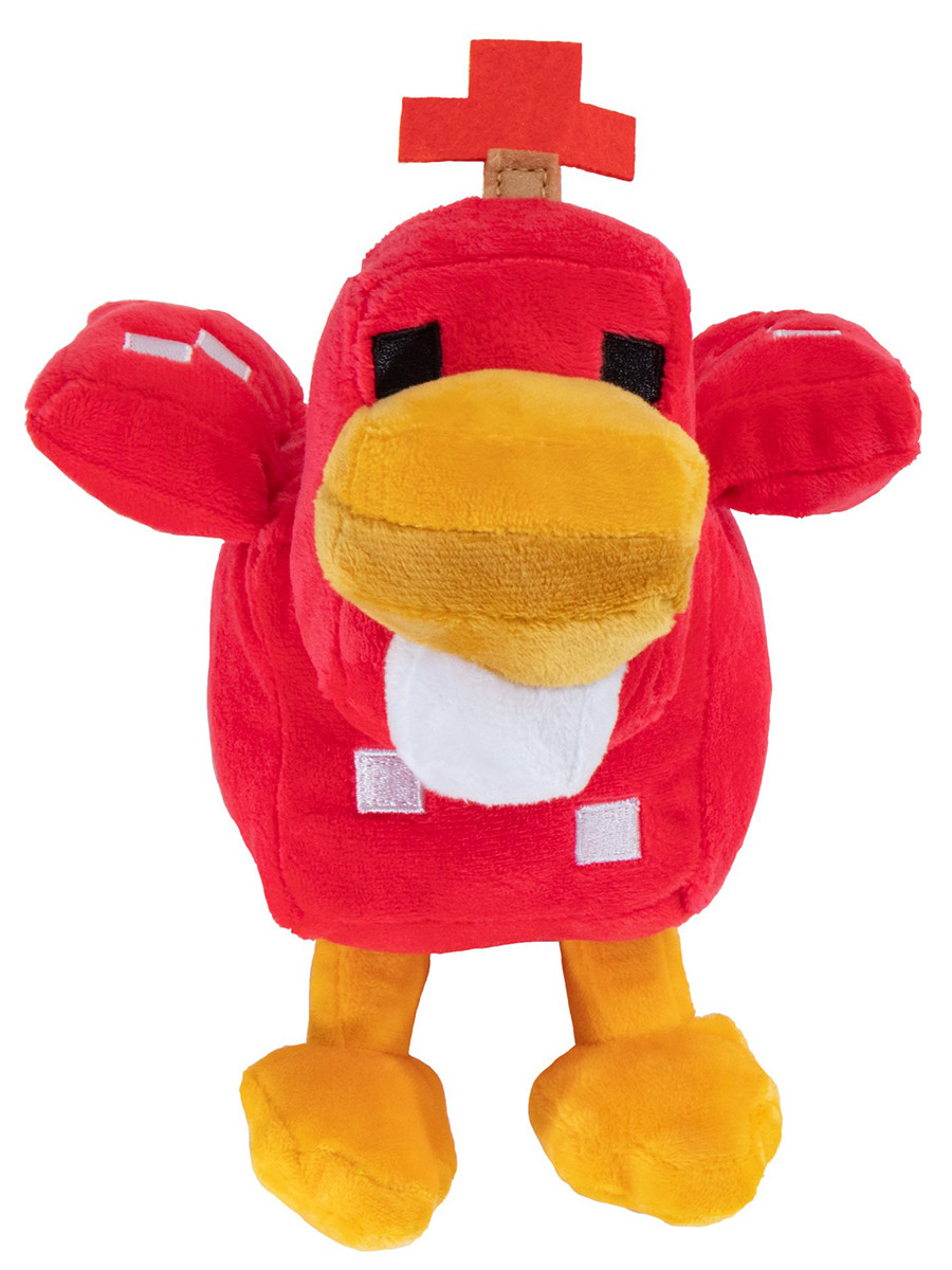 Мягкая игрушка Minecraft: Earth Happy Explorer Cluckshroom (24см ...